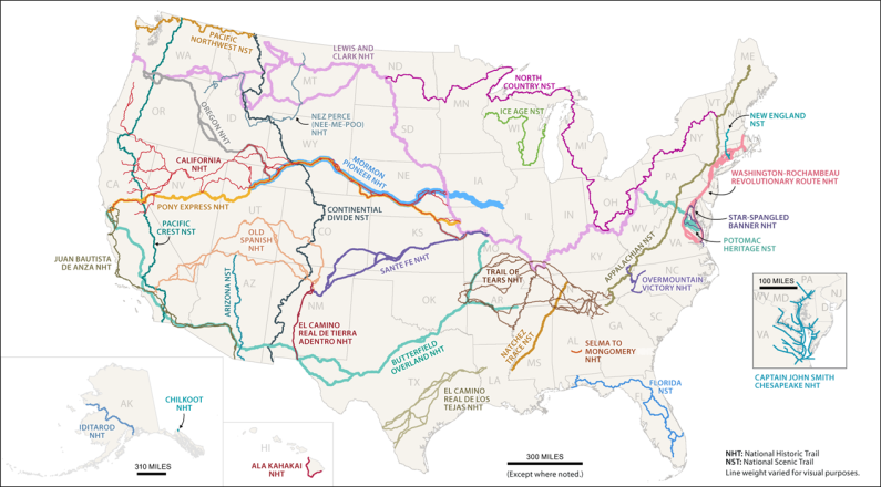 The National Trails System: A Brief Overview | Congress.gov | Library ...