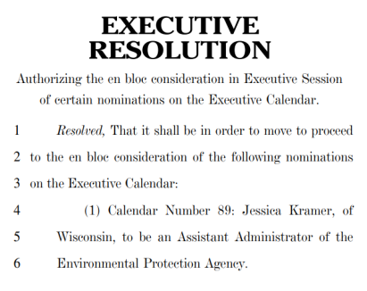 Senate Consideration of Presidential Nominations: Committee and Floor ...